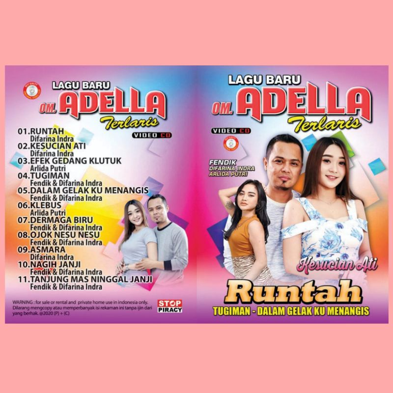 Jual KASET VCD LAGU BARU OM ADELLA (Runtah) | Shopee Indonesia