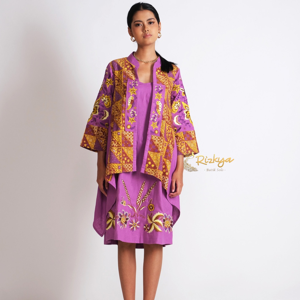 Jual Rizkya Batik [Pre-Order] Dress Avata wungu Kolesi Terbaru Sekar ...