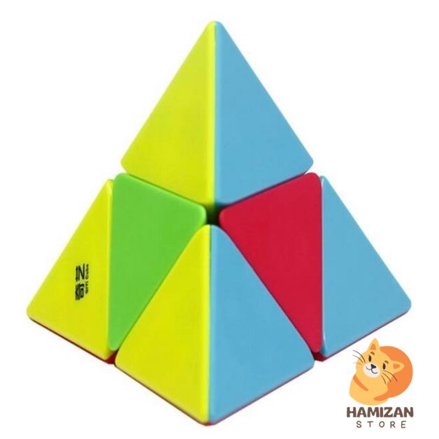 Jual Rubik QiYi Pyraminx 2x2 Pyramorphix 2x2 Stickerless Piramida 2x2x2 ...