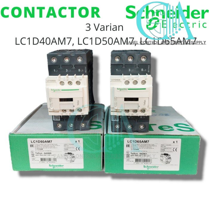Jual Contactor Schneider Kontaktor LC1D65AM7 220V LC1D65A ORIGINAL LISTRIK | Shopee Indonesia