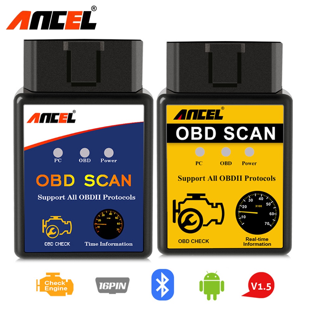Jual Ancel elm327 OBD2 Scanner Periksa Mesin untuk Menghapus Pembaca ...