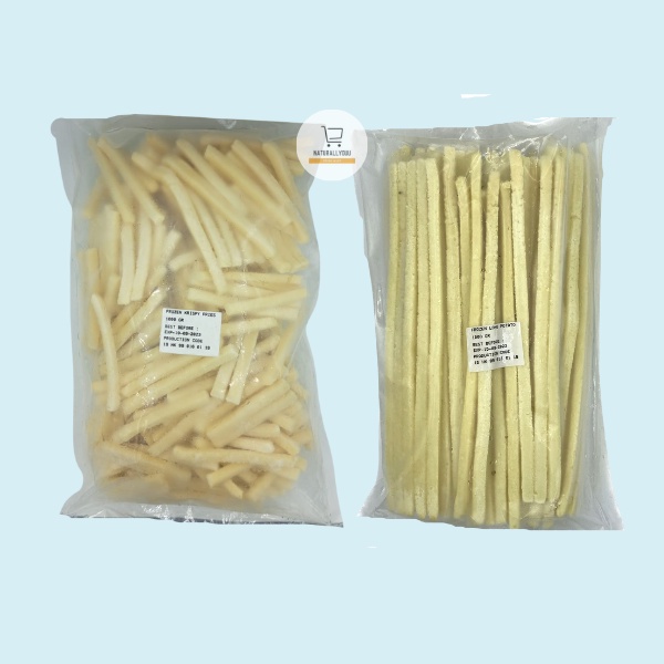 Jual Papatos Frozen LONG POTATO Crispy French Fries 1kg Kentang Monster ...