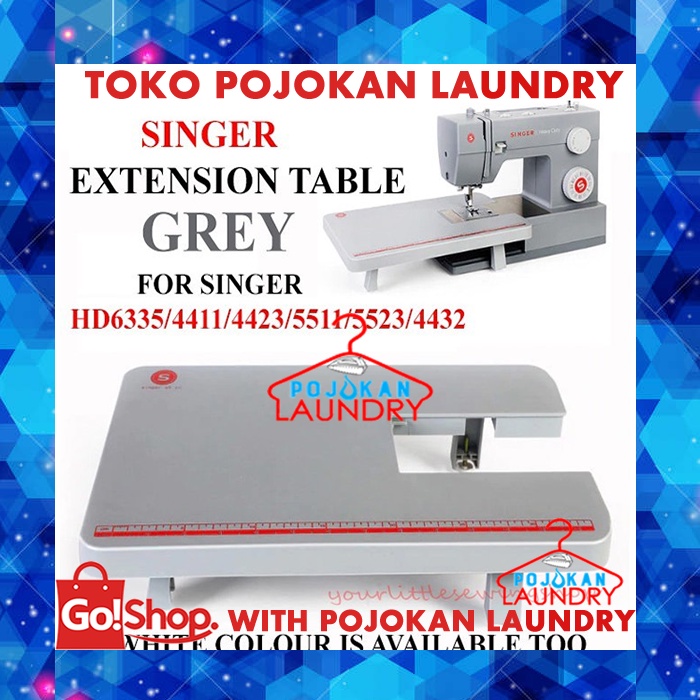Jual Meja Tambahan Singer Abu Abu/Extension Table Singer/Mesin Jahit ...