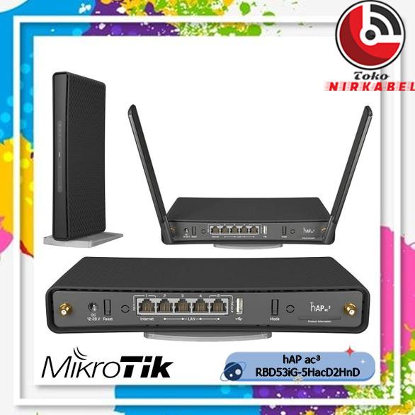 Jual MikroTik hAP ac 3 RBD53iG-5HacD2HnD | Shopee Indonesia