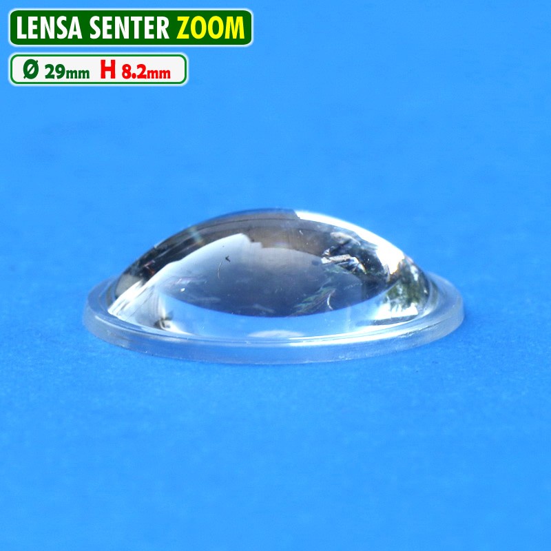 Jual Lensa Senter Led Zoom Swat Taff Police Lensa PMMA 29mm Cembung ...