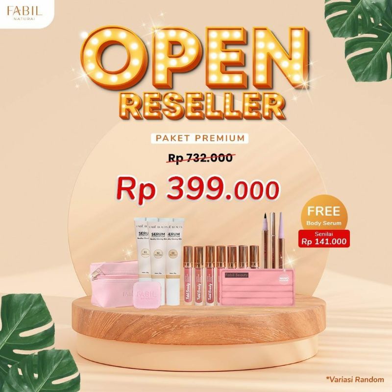 Jual Paket Reseller Fabil Skin Care Make Up Peluang Bisnis Untuk Semua ...
