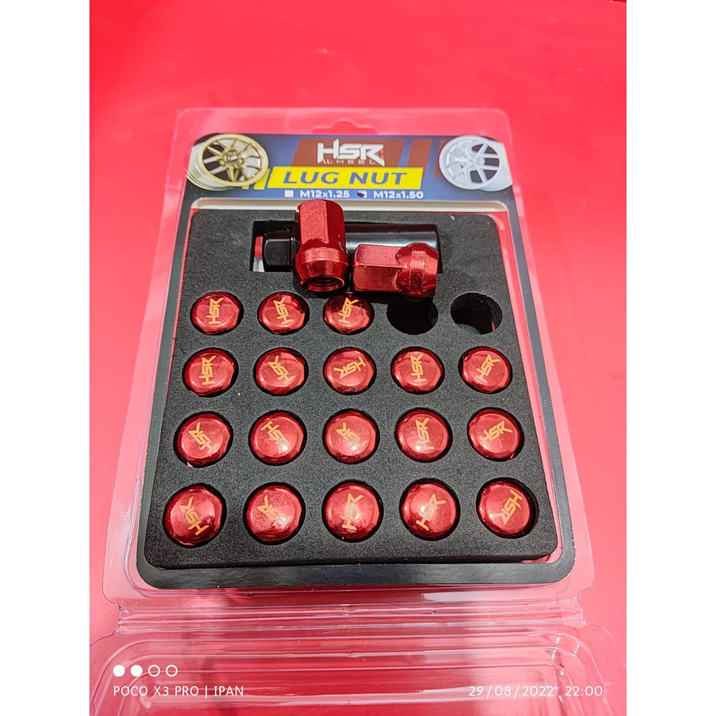Jual Baut Racing Mobil HSR pendek Ukuran 1,5 Bahan Baja isi 24 pcs ...
