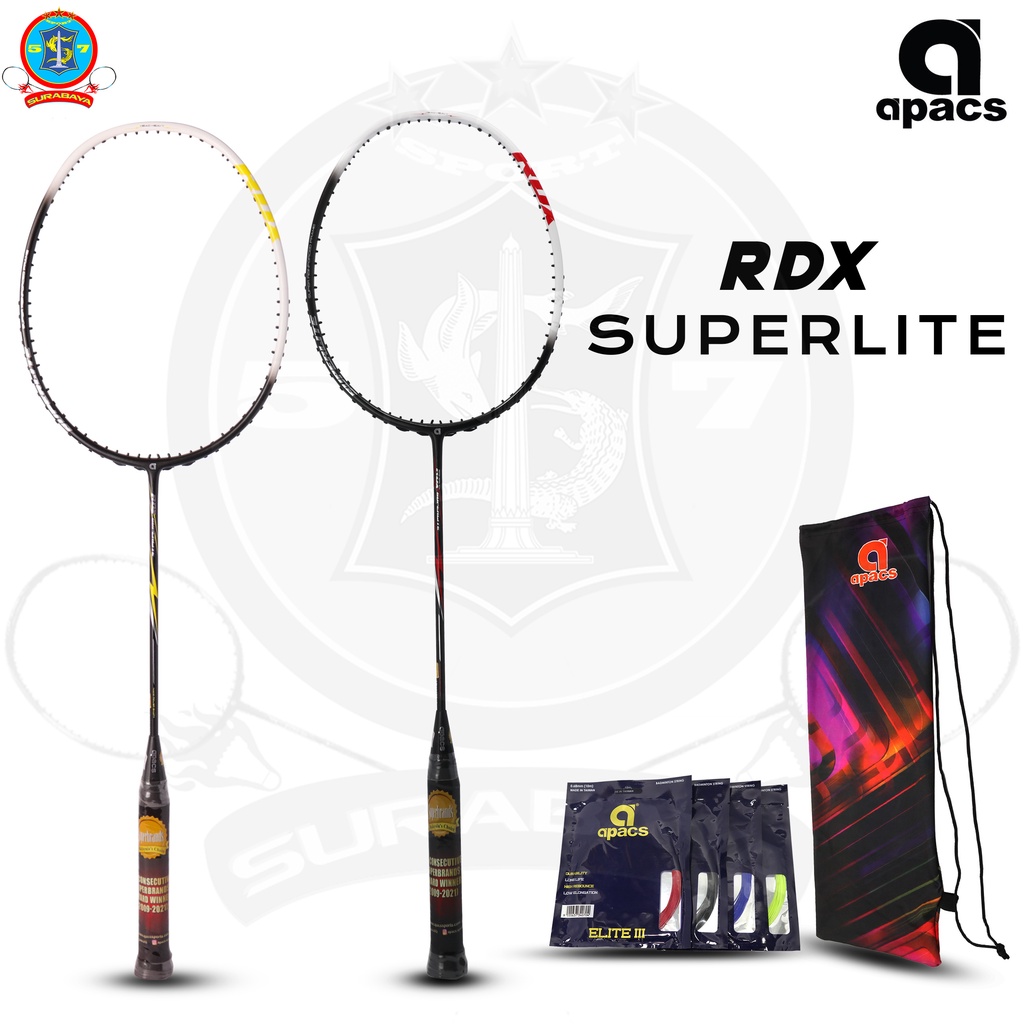 Jual Raket Badminton Original Apacs RDX Superlite Bonus Komplit ...