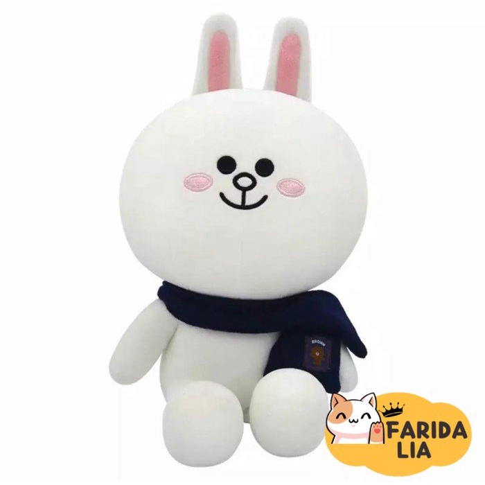 Jual BONEKA LINE CONY BROWN MODEL DUDUK IMPORT HALUS LEMBUT PITA POLOS ...