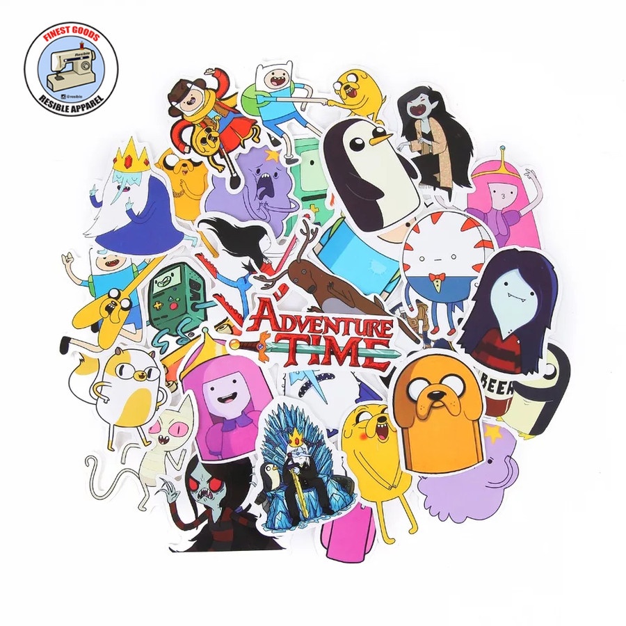 Jual Adventure Time Cartoon Sticker Set mixed 30pcs | Shopee Indonesia