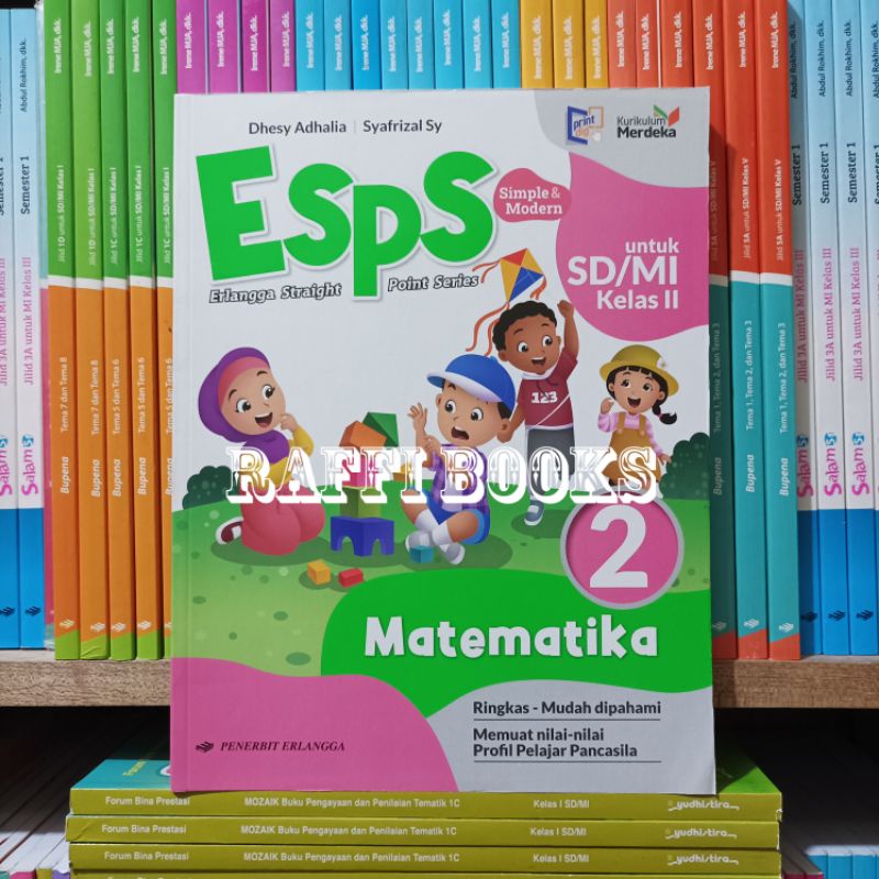 Jual BUKU ESPS MATEMATIKA KELAS 2 SD KURIKULUM MERDEKA ERLANGGA ORIGINAL | Shopee Indonesia