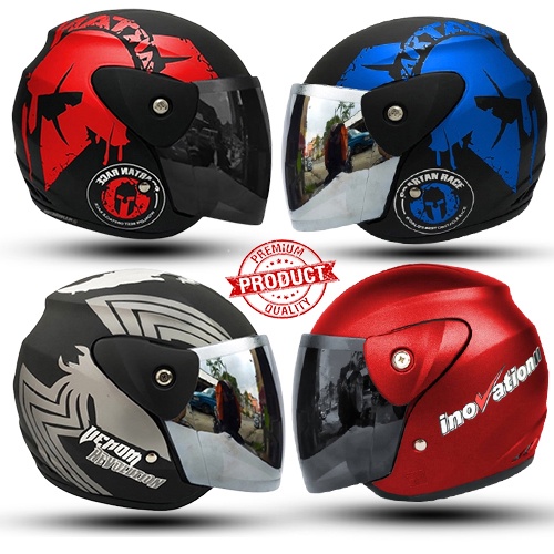 Jual HELM Half Face DEWASA EVOLUTION MURAH HALF FACE MODEL GM EVO UNTUK ...