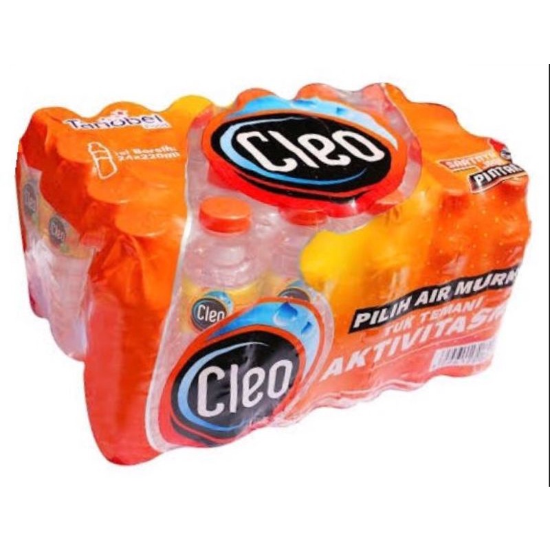 Jual Cleo 220 Ml - Air Mineral 1 Dus Isi 24 Botol | Shopee Indonesia
