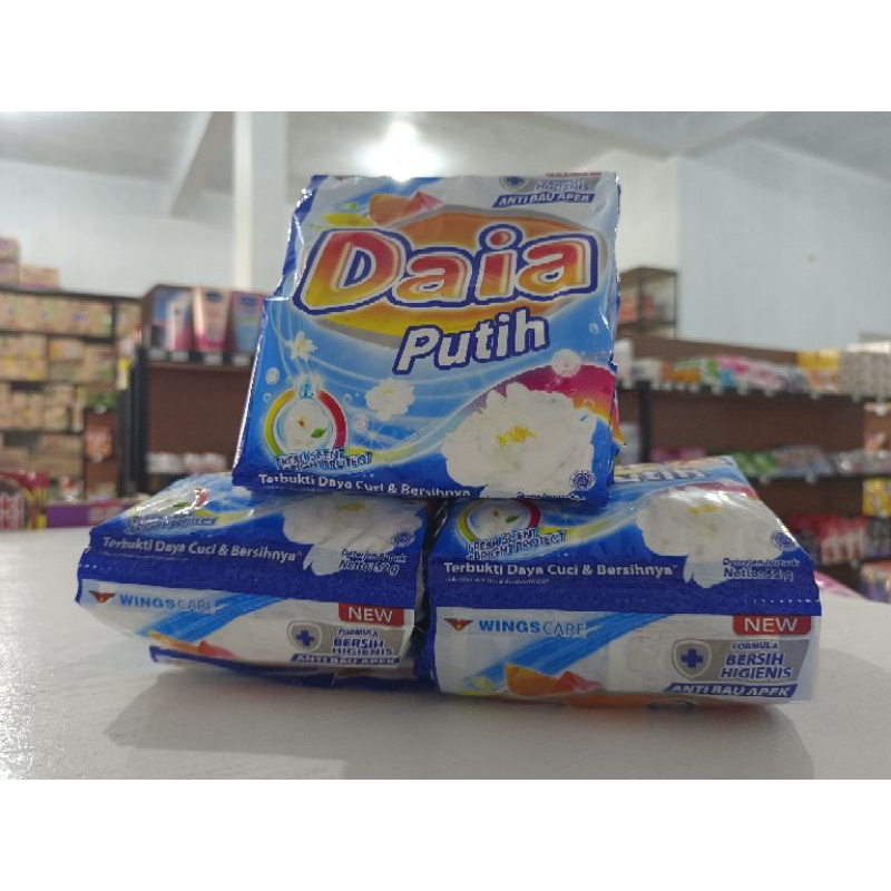 Jual Daia Detergent Putih Fresh scent 1 renceng | Shopee Indonesia
