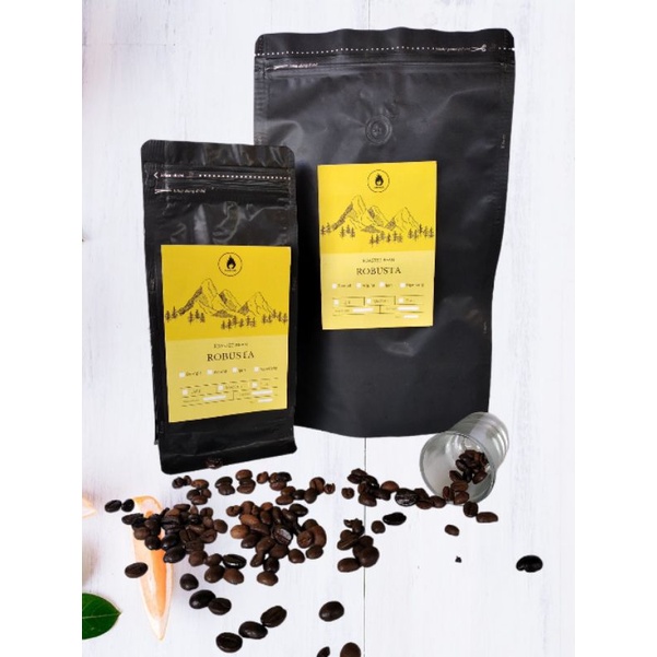 Jual Roast Bean Robusta Ngantang/ Kopi murni Robusta | Shopee Indonesia