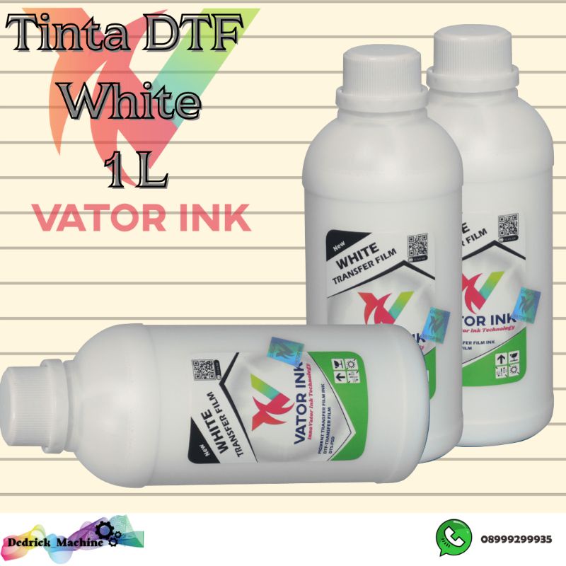 Jual Tinta DTF Vator White | Shopee Indonesia Jual Tinta DTF Vator White | Shopee Indonesia