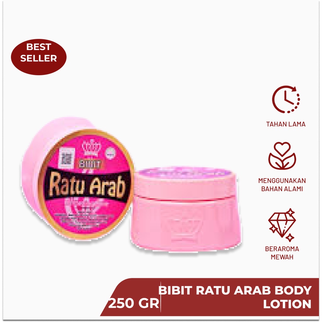 Jual BIBIT RATU ARAB ORIGINAL BPOM ORI BODY LOTION WHITENING HB RATU ...
