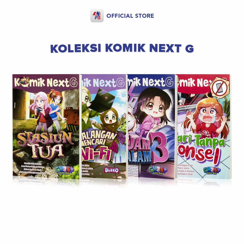 Jual Buku Komik Anak Next G Hari Tanpa Ponsel / Jam 3 Malam / Petualangan Mencari Wi-Fi ...