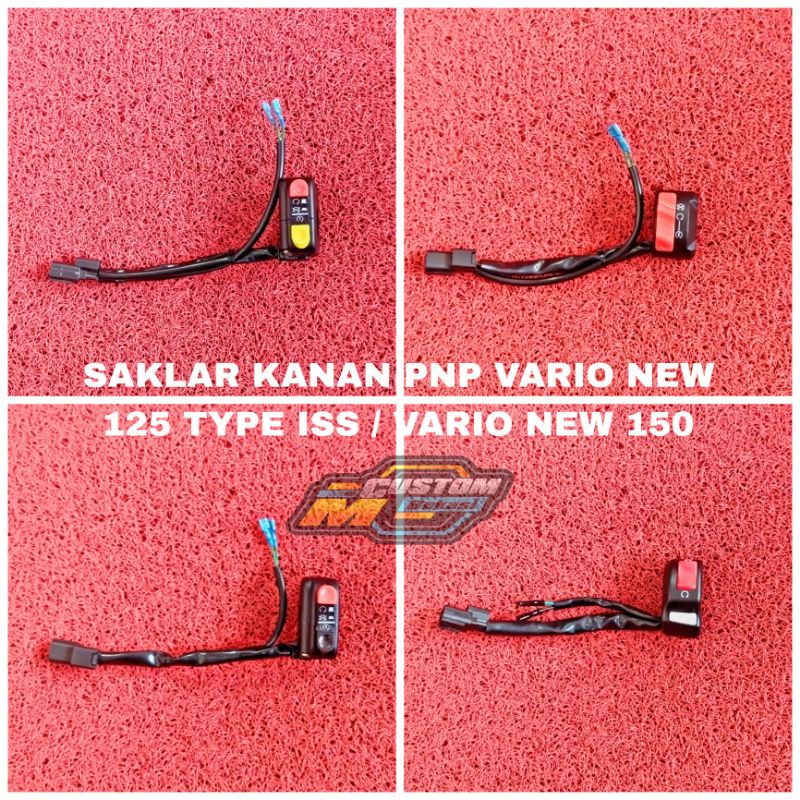 Jual Saklar Kanan Vario New 125 / Vario New 150 Saklar Kanan Domino PNP ...
