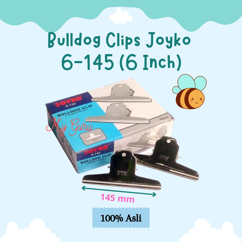 Jual [PCS] JOYKO BULLDOG CLIPS 6-145 (6 INCH) BINDER CLIPS / JOYKO ...