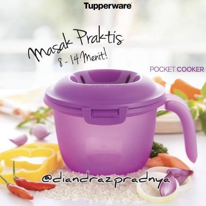 Jual Pocket Cooker Tupperware Peralatan Masak di Microwave | Shopee ...