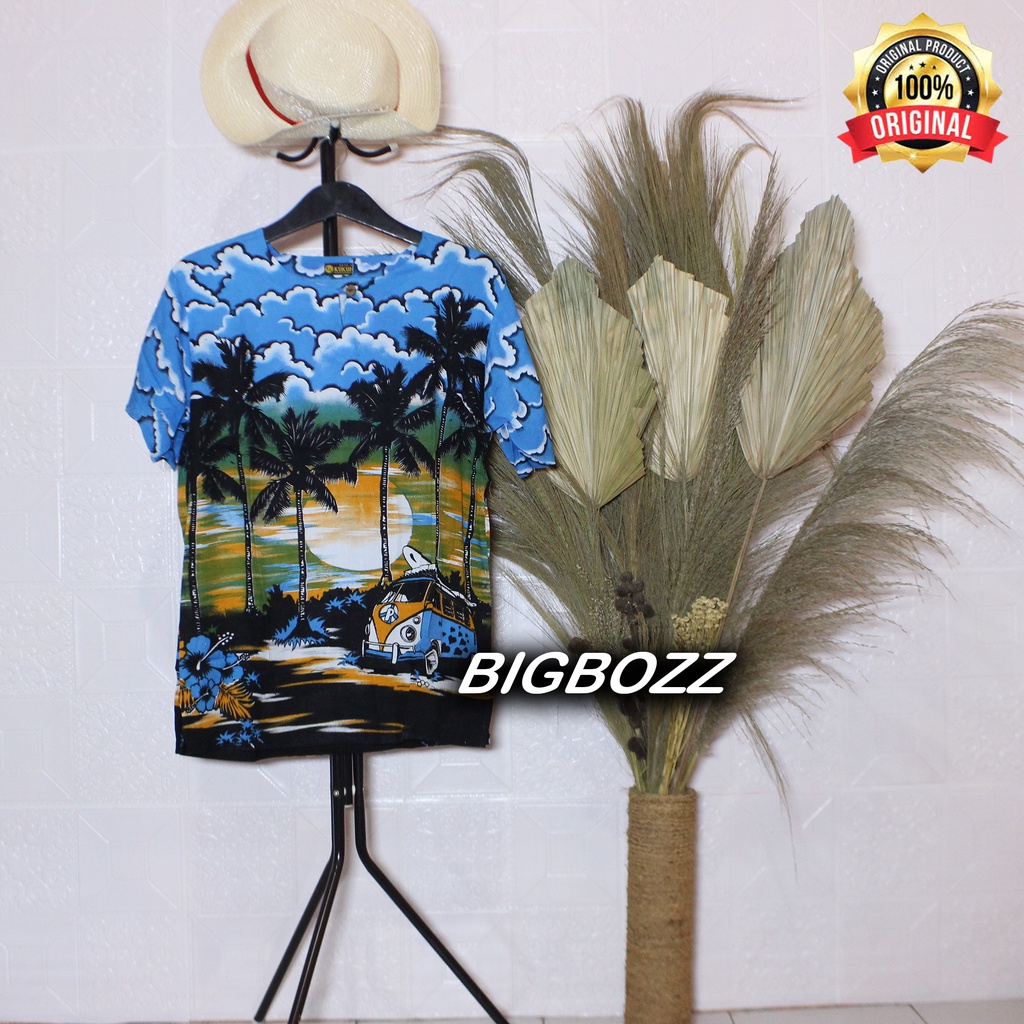 Jual NEW COD BAJU KATUN BALI MOTIF PANTAI BUS PRIA WANITA / BAJU PANTAI ...