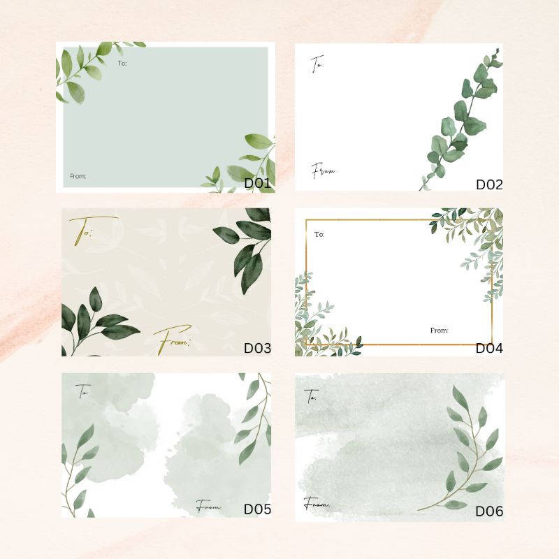 Jual Kartu ucapan tema daun | Shopee Indonesia