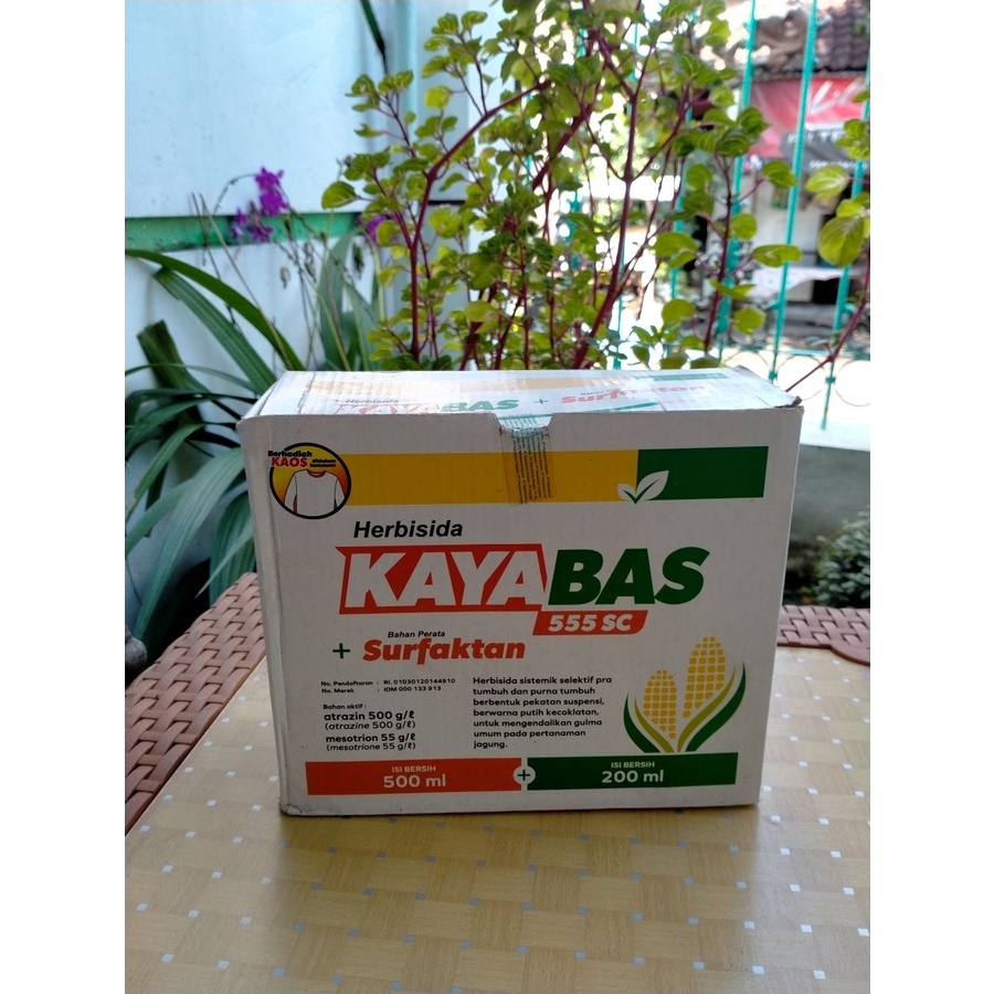 Jual Kayabas 555SC herbisida isi 500ml original pabrik pembasmi rumput ...