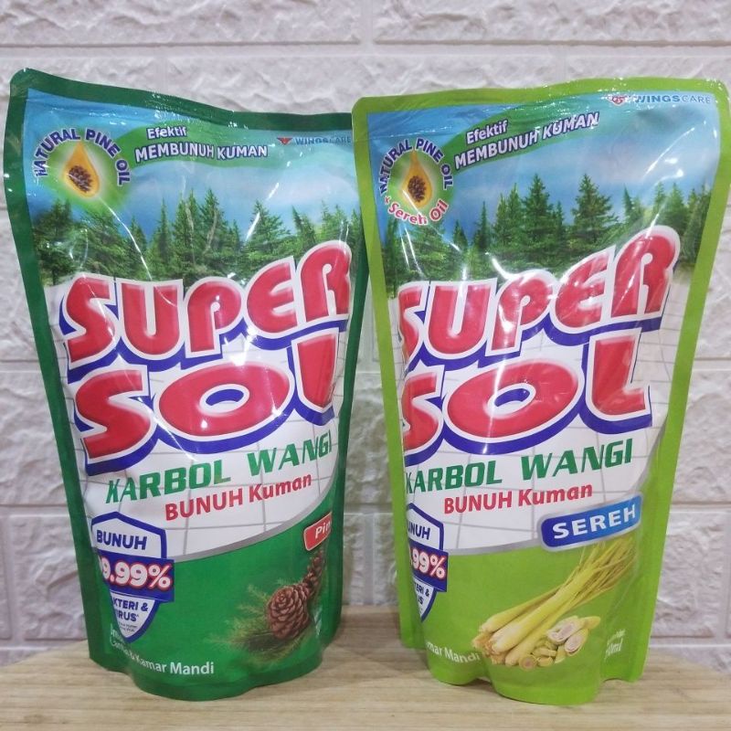Jual KARBOL WANGI SUPER SOL, BUNUH KUMAN UKURAN 800 ML | Shopee Indonesia
