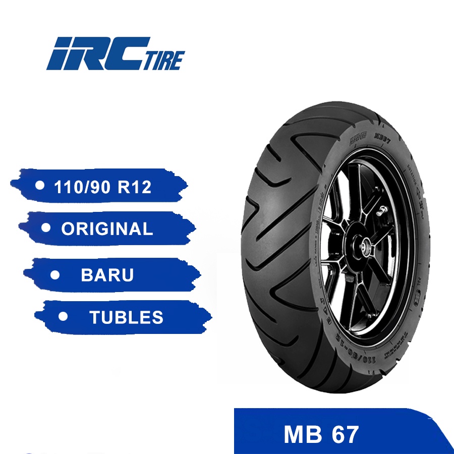 Jual Ban Motor Scooter Mati Scoopy IRC MB 67 ukuran 110/90 R12 cocok untuk Motor Yamaha Freego S ...