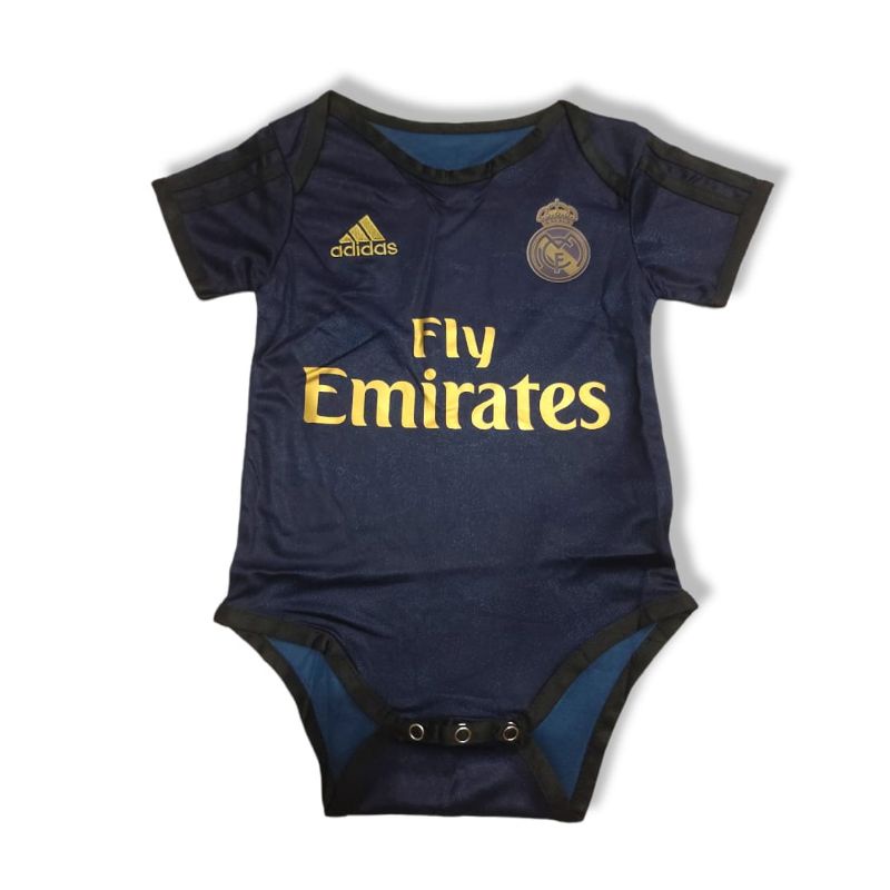 Jual Jersey bayi baby jumper real madrid away navy 19/20 go grade ori ...