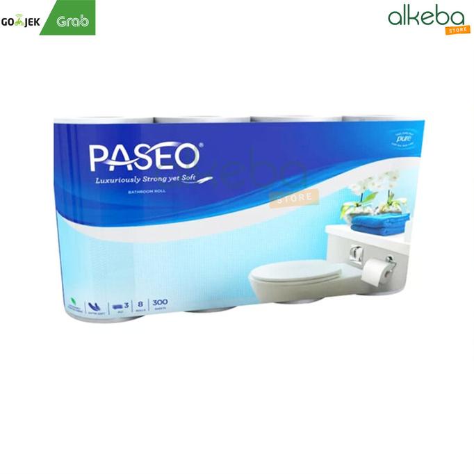 Jual Toilet Roll Tissue Paseo isi 8 Roll / Tisu gulung Bathroom rolls ...