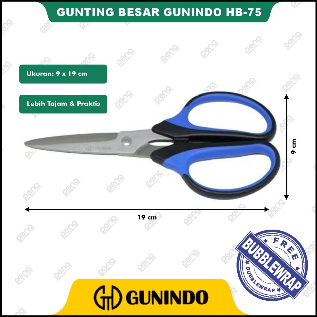 Jual Gunting Gunindo HB-75 | Gunting Besar Gunindo HB-75 | Shopee Indonesia