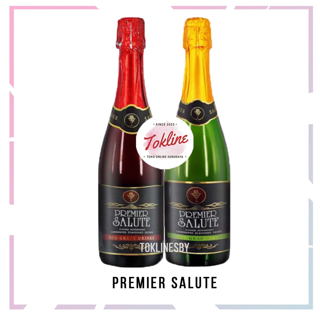 Jual PREMIER SALUTE RED GRAPE WHITE DRINK 750ML NON ALKOHOL MINUMAN SODA HALAL | Shopee Indonesia