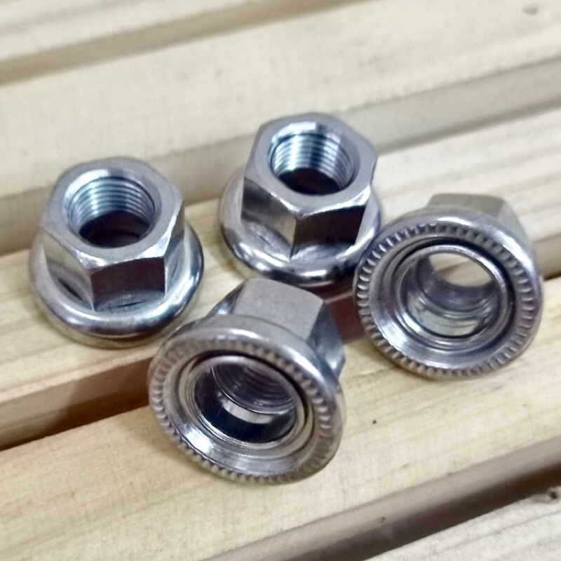 Jual Mur Baut As Hub Bolt Nut Nuts Depan M9 9mm 9 mm Belakang M10 10mm ...