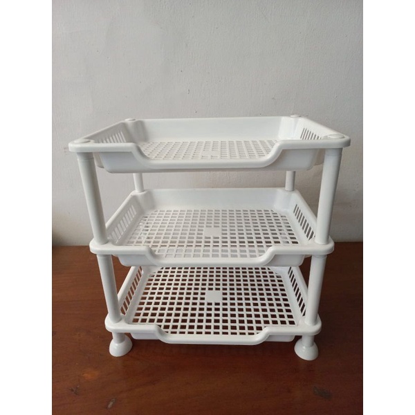 Jual Rak susun serbaguna 3 tingkat rak keranjang serbaguna 3 susun ...