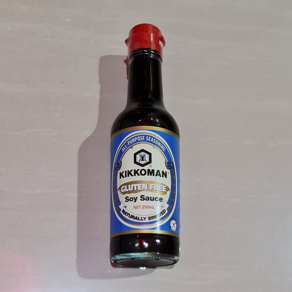 Jual Kecap Asin Kikkoman Soy Sauce Gluten Free 250 Gram | Shopee Indonesia