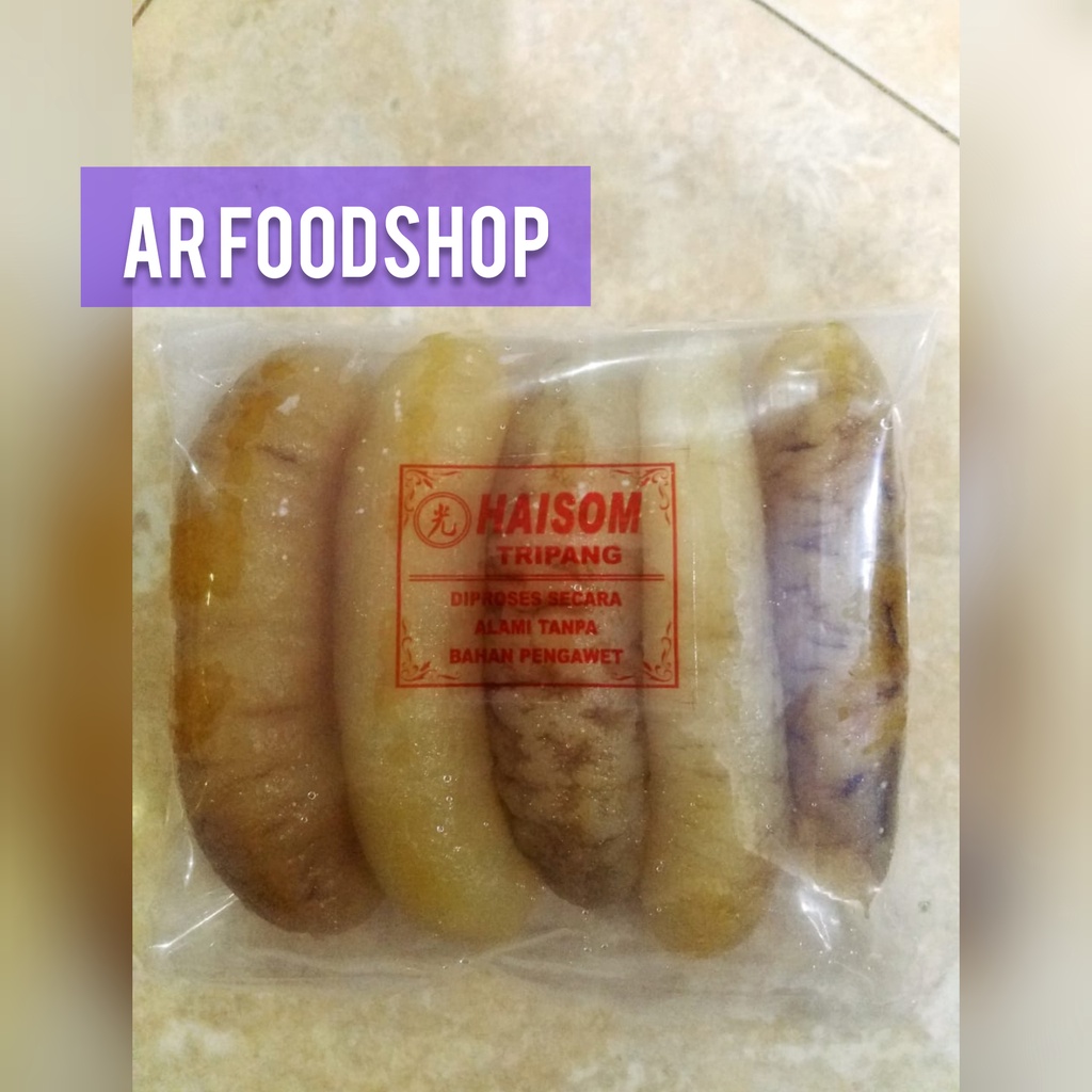 Jual TERIPANG HAISOM Hoisem Tripang 500gr Bangka Belitung gosok Frozen ...