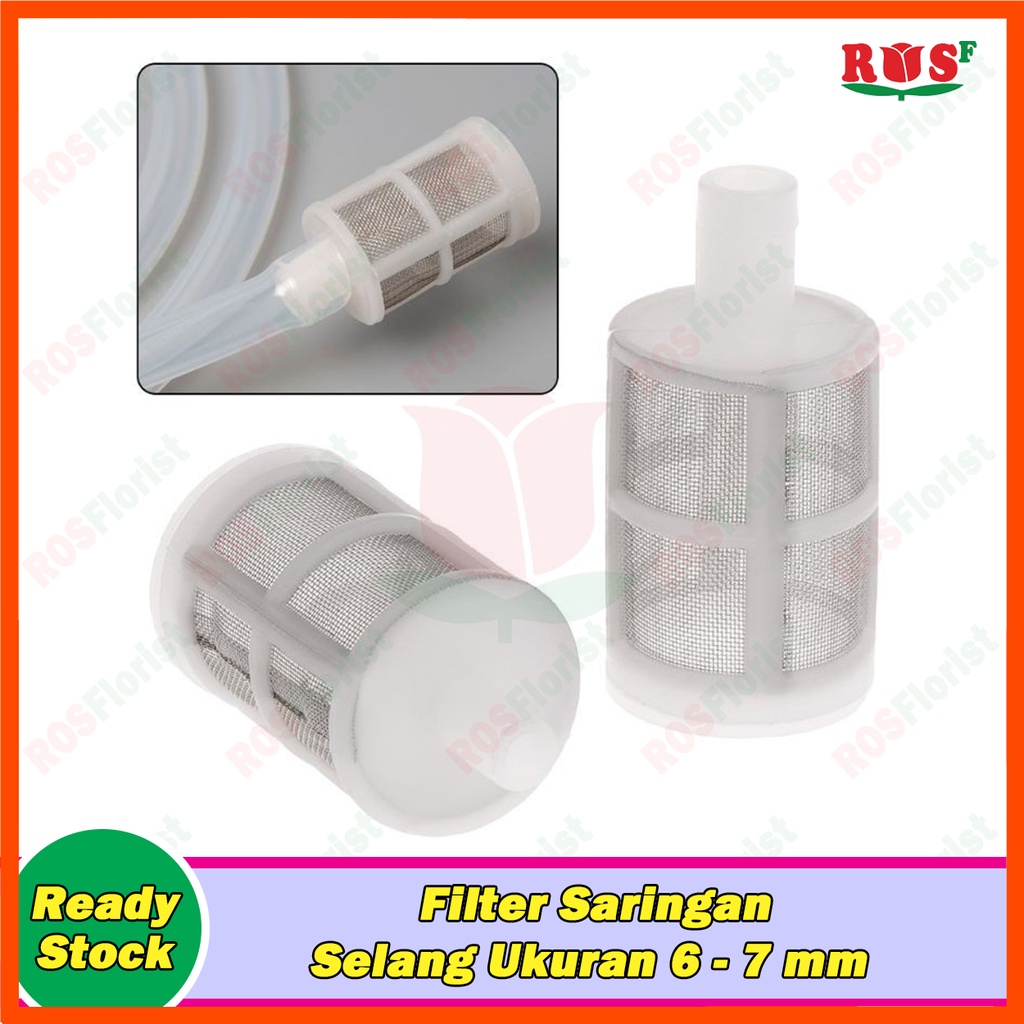 Jual Saringan Filter Selang 6 - 7 mm Pompa DC Sprayer Elektrik Pump ...