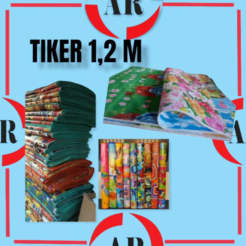Jual TIKER LANTAI / LAMPET / TIKER SANTAI / TIKER GAMBAR ( 1,2 METER ...