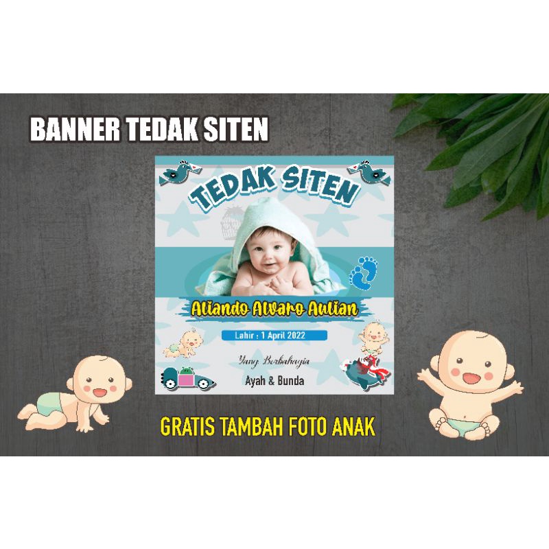 Jual BANNER TEDAK SITEN| BANNER DUNDUNAN SPANDUK TEDAK SITEN | Shopee ...