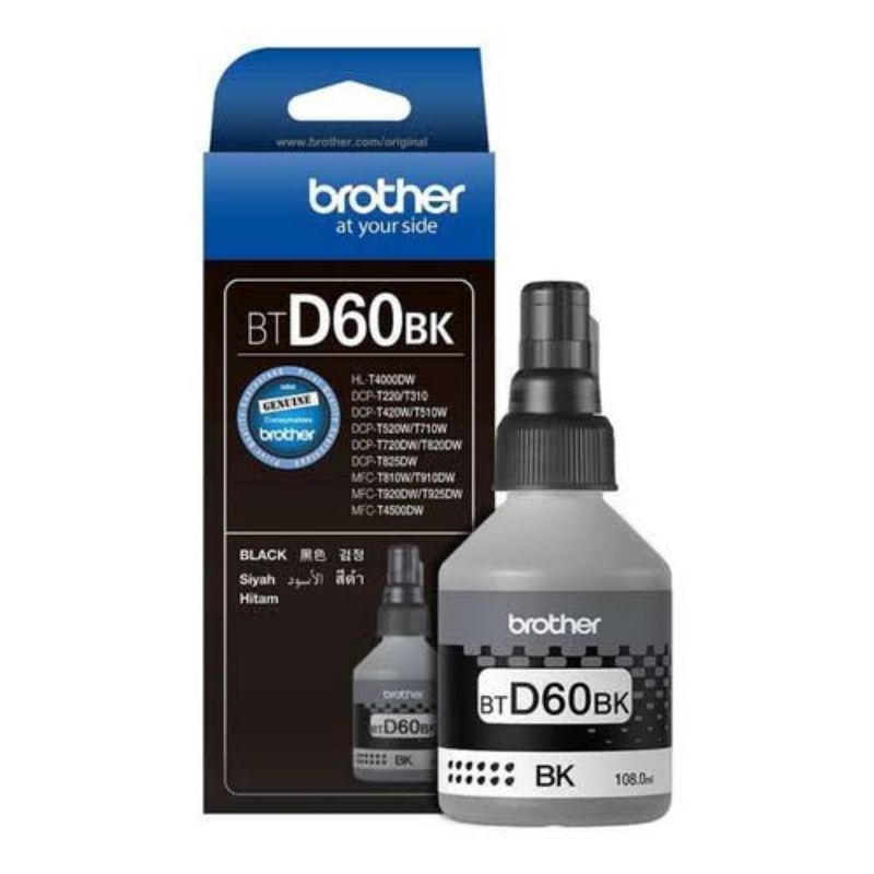 Jual Tinta Brother BTD60 BK untuk DCP-T310 DCP-T510W DCP-T710W MFC ...