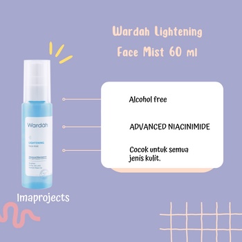 Jual Wardah Lightening Face Mist 60 ml | Shopee Indonesia