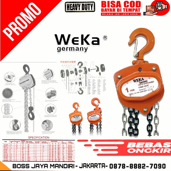 Jual Chain Block Chain Block 1Ton + 5Meter | Shopee Indonesia