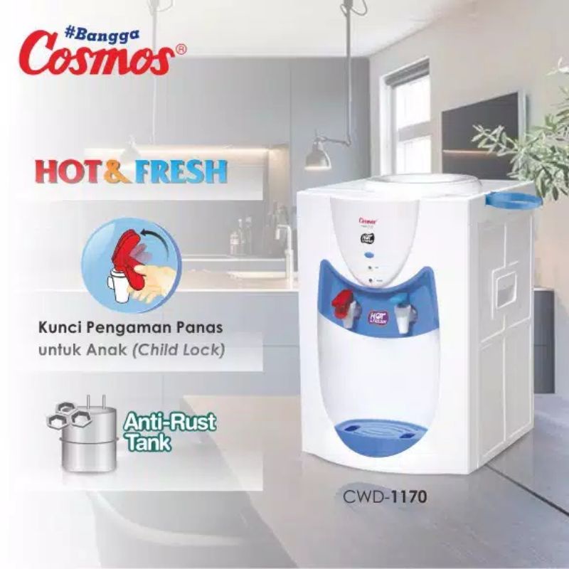 Jual Cosmos Water Dispenser CWD 1170 Hot&Fresh | Shopee Indonesia