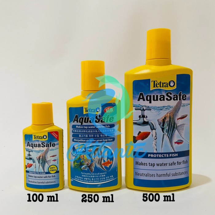 Jual Tetra AquaSafe Penetral Air New Stabilizer Air Aqua Safe 250 ml | Shopee Indonesia