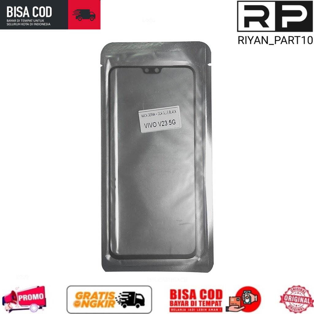 Jual Kaca Lcd + Lem Oca VIVO V23 5G Kaca Depan Kaca Touchscreen Kaca ...