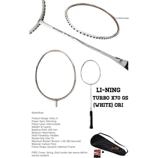 Jual racket lining turbo asli | Shopee Indonesia