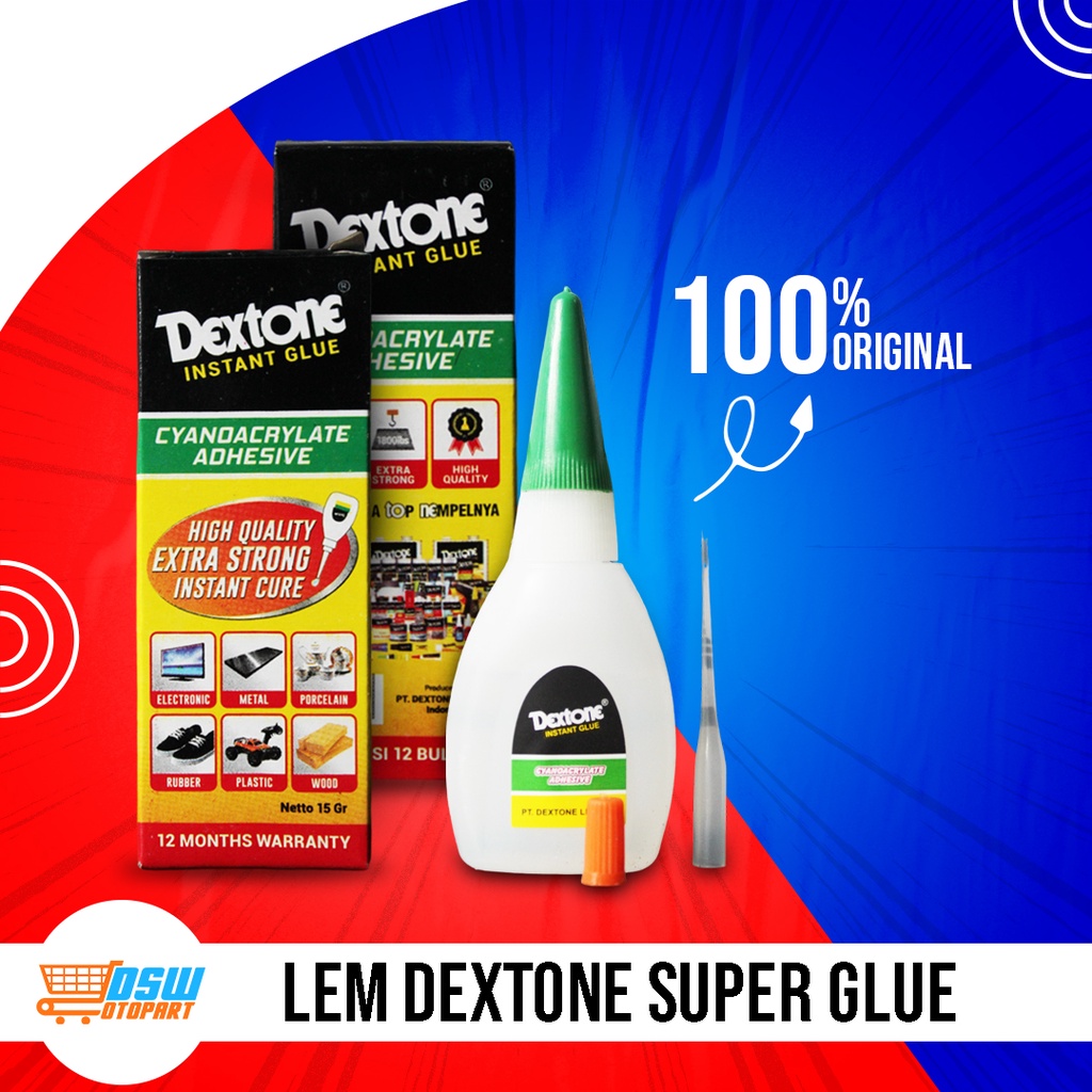 Jual LEM DEXTONE SUPER GLUE 15G | Shopee Indonesia