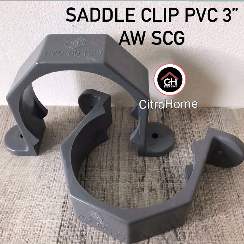 Jual Saddle Clip /Klem Pipa PVC 3” AW SCG | Shopee Indonesia